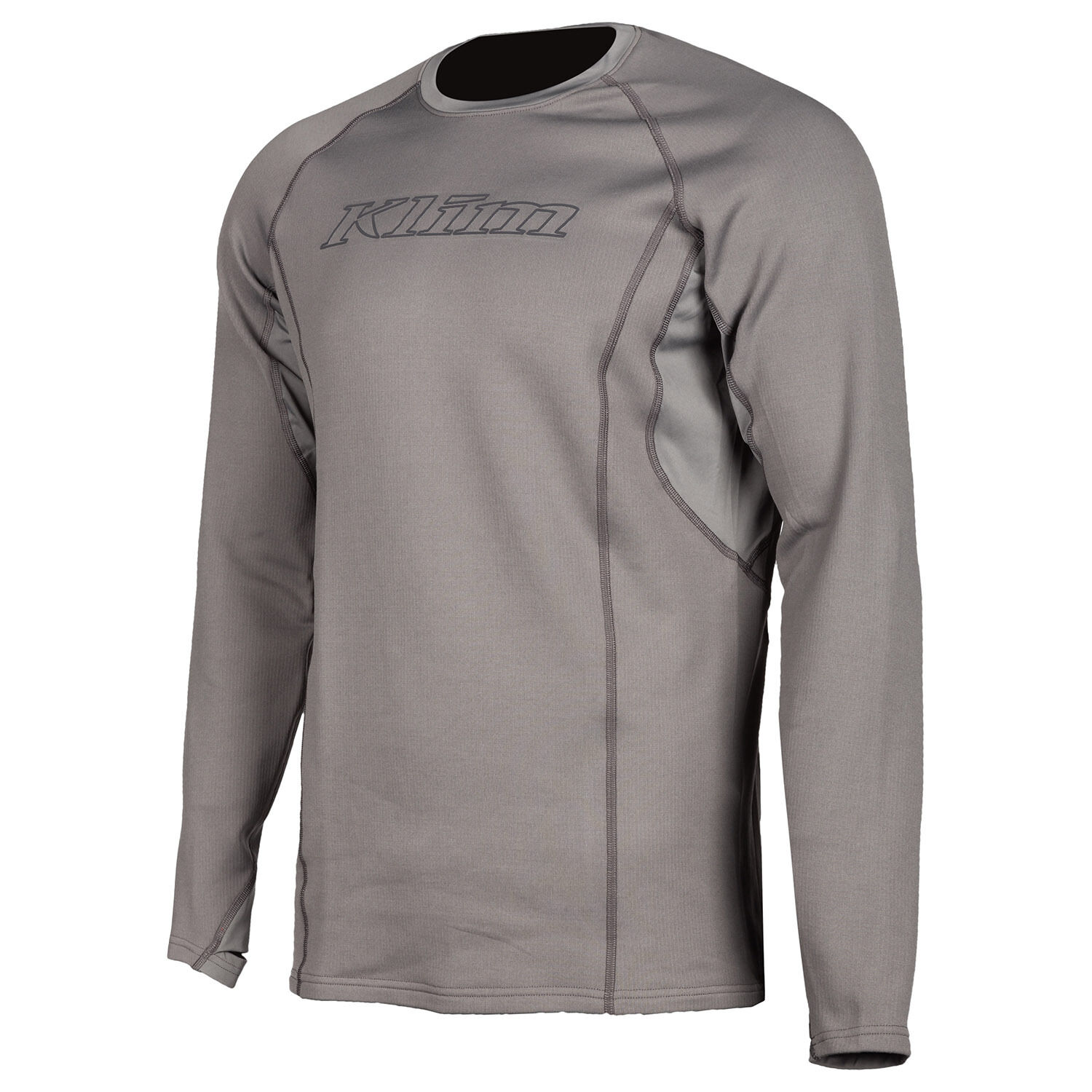 Klim Aggressor 2.0 Castlerock Grey Warming Base Layer Shirt at ...