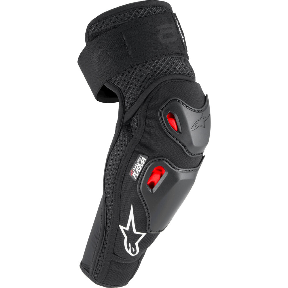 Alpinestars Bionic Pro Plasma Black/Red Elbow Guards at AdventureMoto