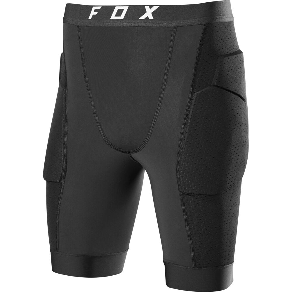 Fox Baseframe Pro Black Padded Shorts at AdventureMoto