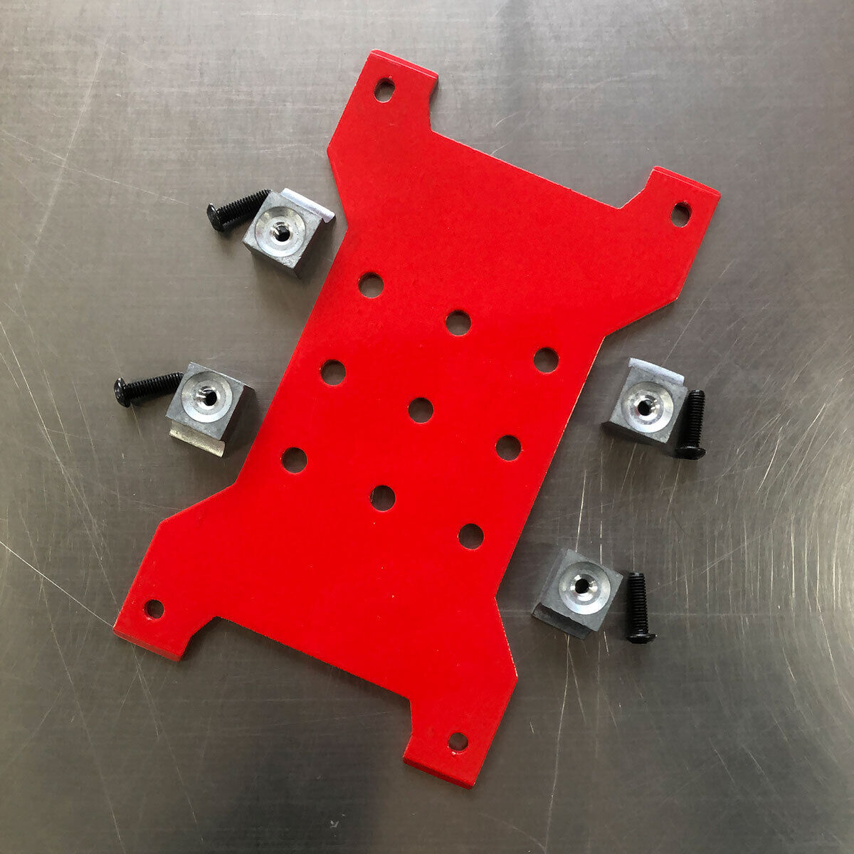 Outback Motortek Red RotoPax X-Plate Bracket V2 at AdventureMoto